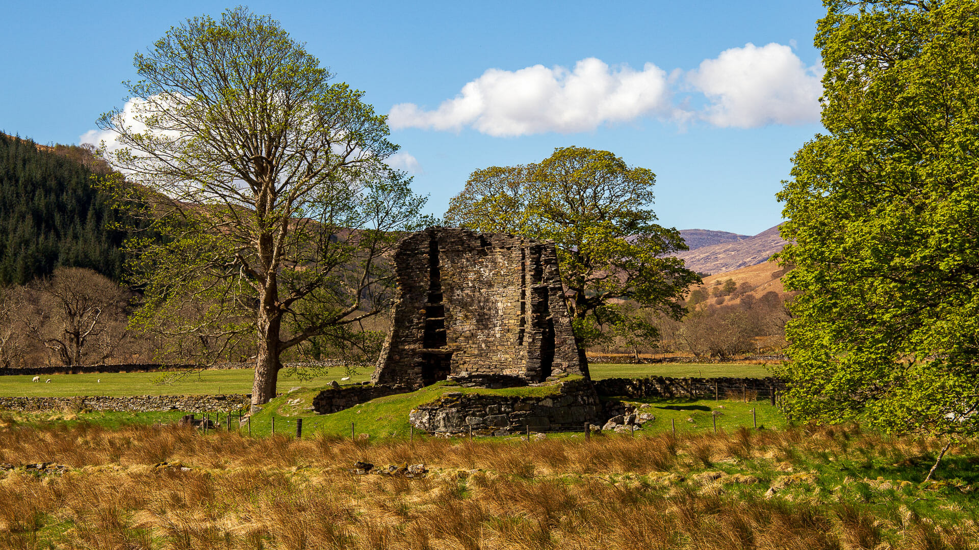 Dun Telve Broch - seltsamer Turm aus der Eisenzeit