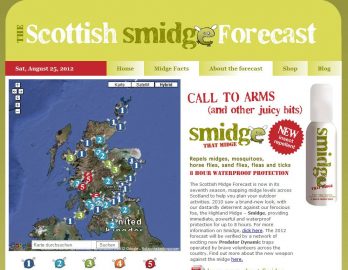 Midges: repelling midges in Scotland's Highlands