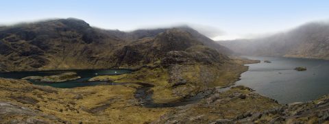 Loch Coruisk - Dreamlike loch between rugged mountains on Skye