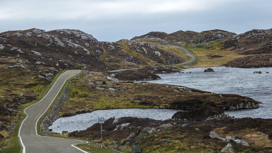 Golden Road auf Harris - nichts für Angsthasen