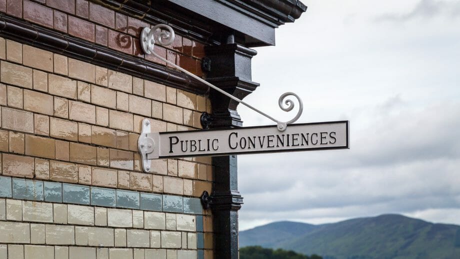 Victorian Toilets auf der Isle of Bute - nobel ans schottische Pissoir
