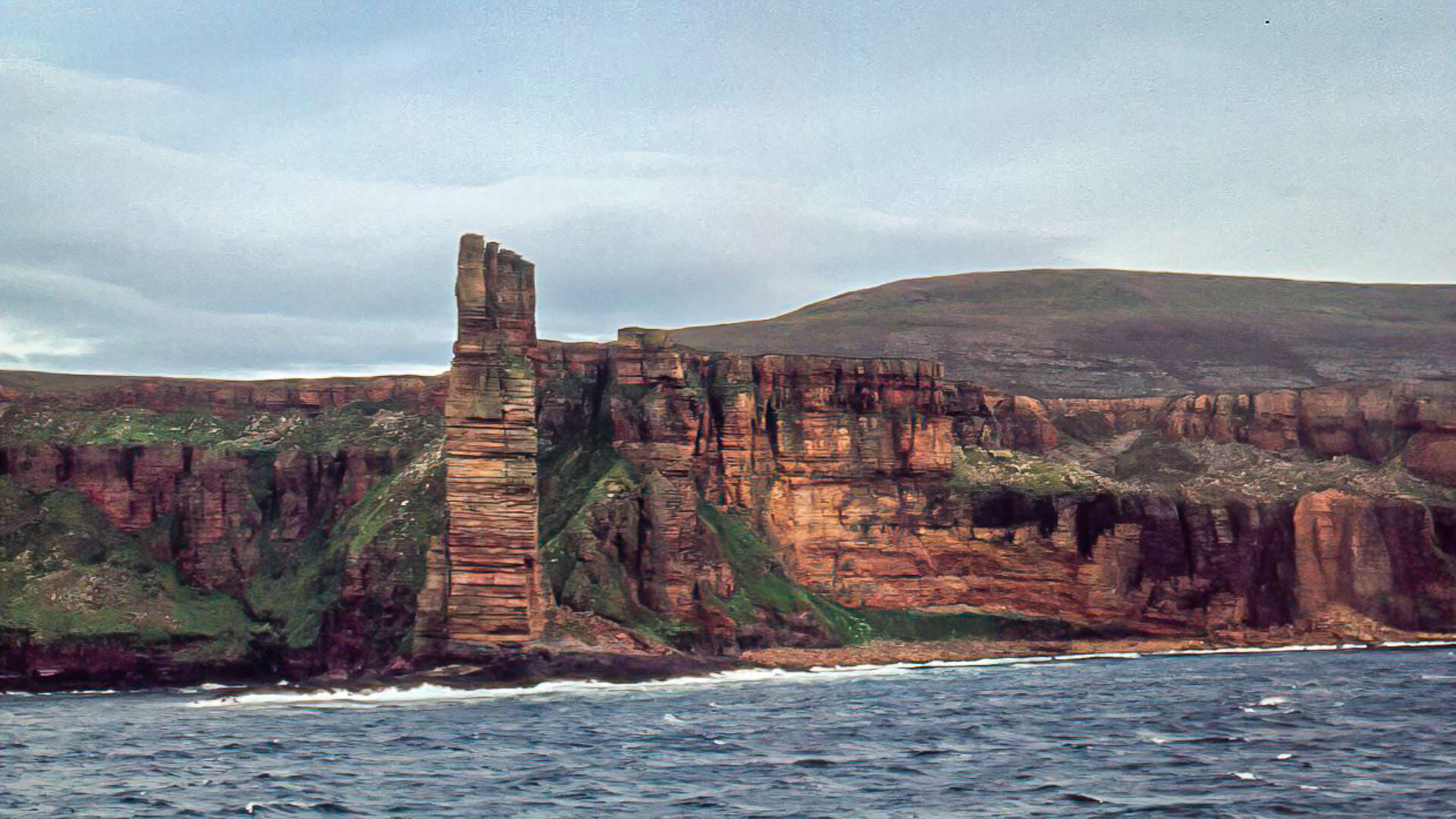Old Man of Hoy - der alte Mann und das Meer bei Orkney