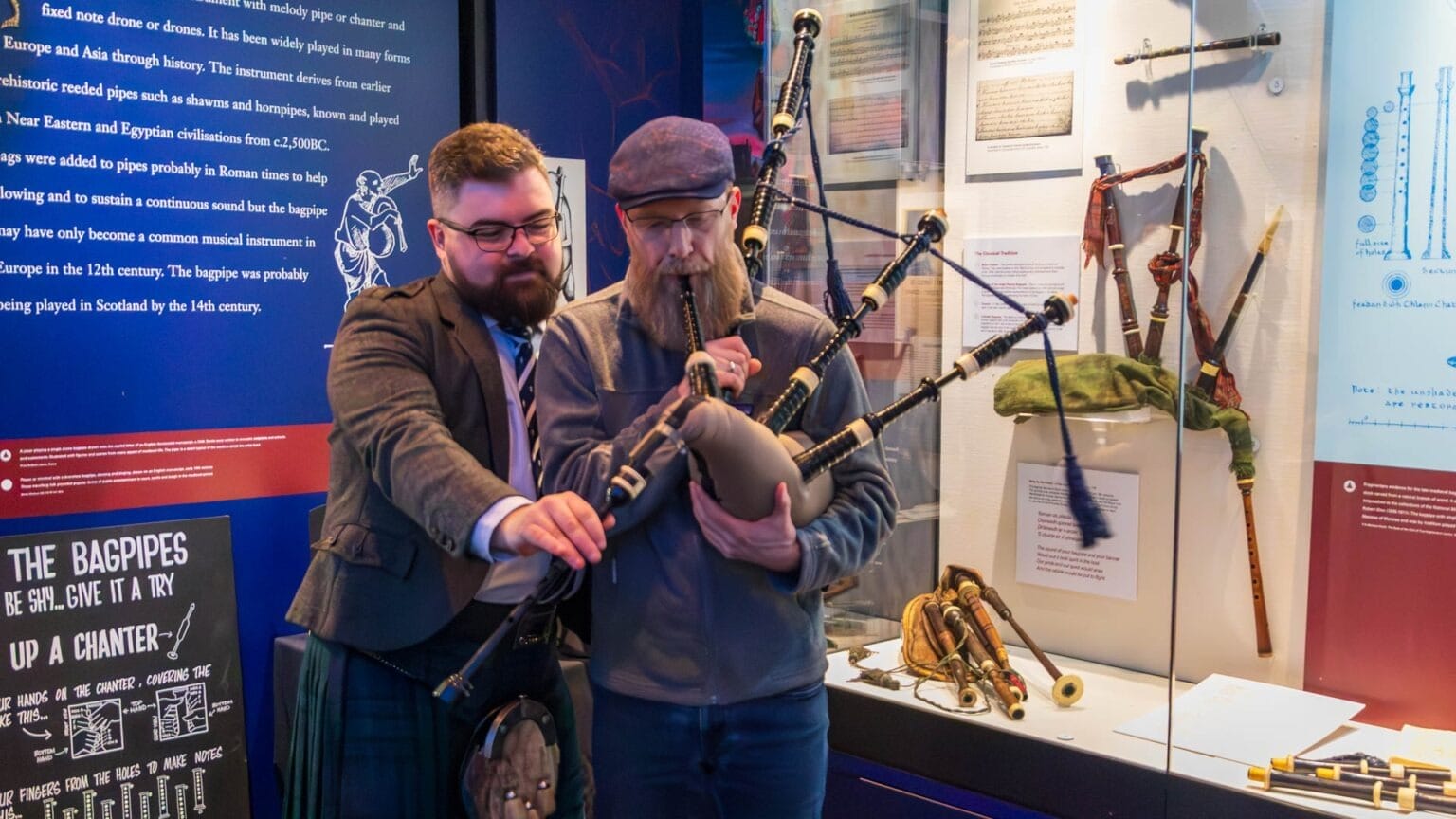 The National Piping Centre - up close and personal with the bagpipes